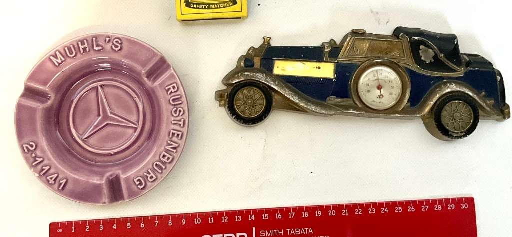 Road - Motoring memorabilia vintage car thermometer and Lucia Ware ...