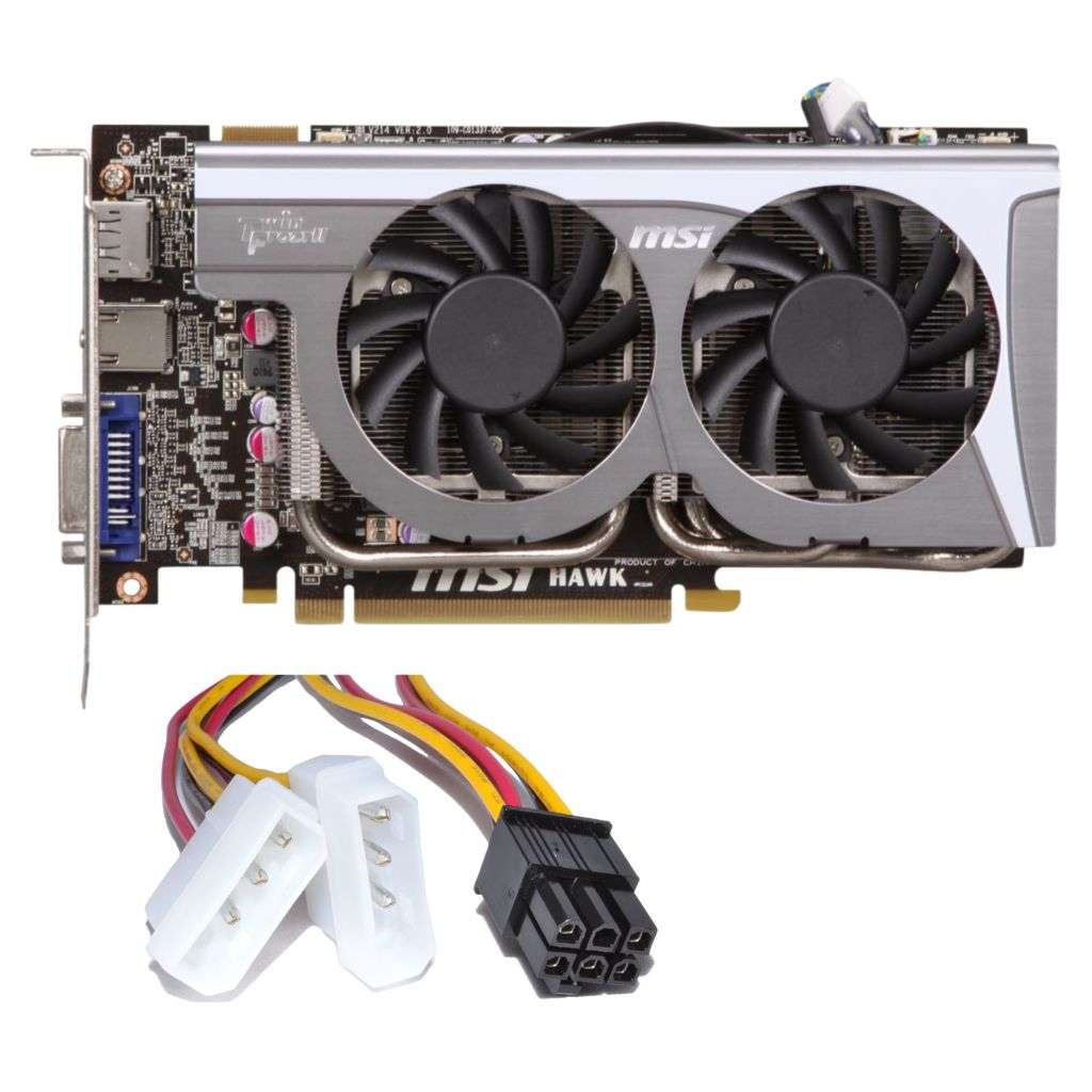 Graphics & Video Cards - MSI R5770 Graphics Card with 6-Pin Molex Cable was sold for R317.00 on ...