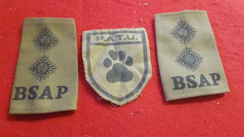 International Badges & Insignia - RHODESIA ; BSAP INSPECTOR SLIP ONE ...