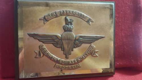 Plaques - RHODESIA; THE PARACHUTE REGIMENTAL ASSOCIATION RHODESIA ...