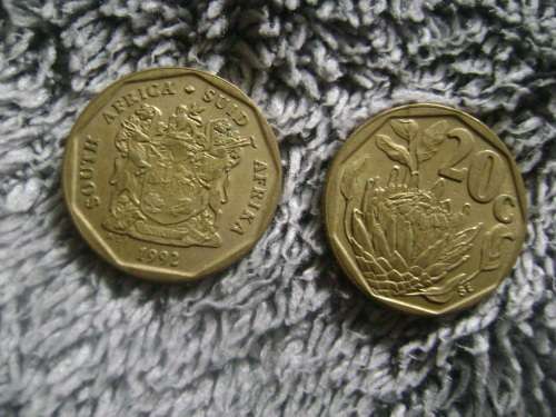 Twenty Cent - RSA 20 Cent 1992 was listed for R5.00 on 26 Nov at 21:31 ...