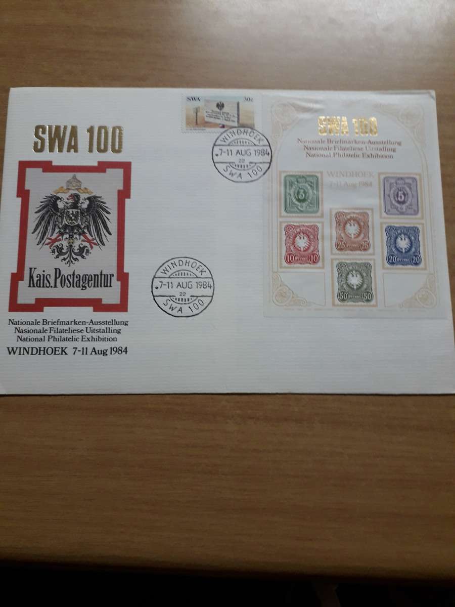 Namibia - FDC SWA 100 National Philatelic Exhibition 1984 for sale in ...