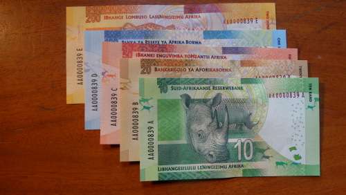 Other South African Bank Notes - Unc Same set Low No AA0000839 R10 ...