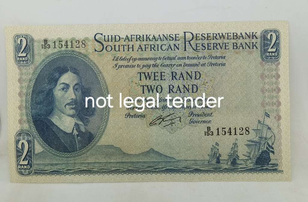 G Rissik - Unc G Rissik South African Two Rand Banknote was sold for ...