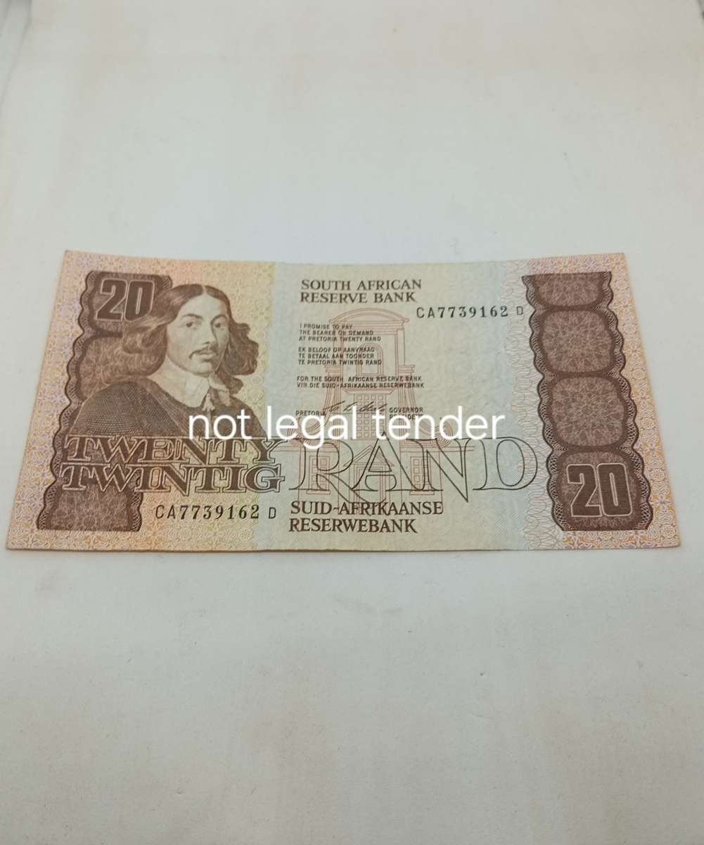 CL Stals - 1990 C Stals Twenty Rand Banknote for sale in Pretoria ...