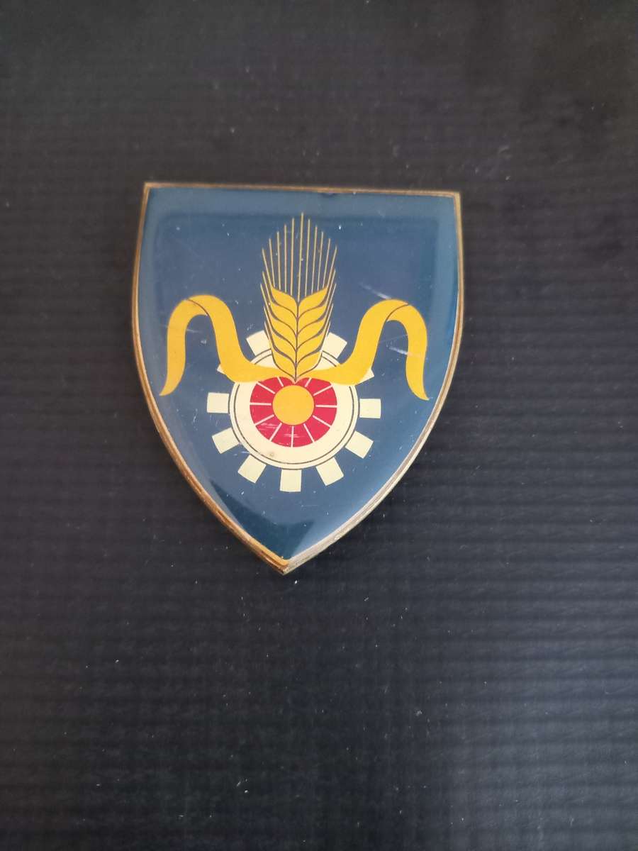 South African Army - SADF Army Quartermaster Shoulder Flash pins intact ...