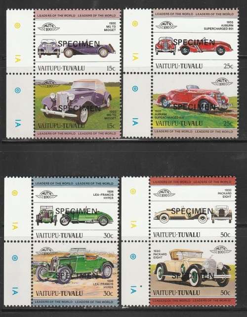 Other Australasian - Tuvalu/Vaitupu `Cars` Leaders of the world series ...