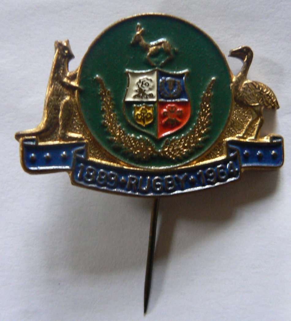 Sporting Memorabilia - Springbok rugby pin badge - 75th anniversary of ...