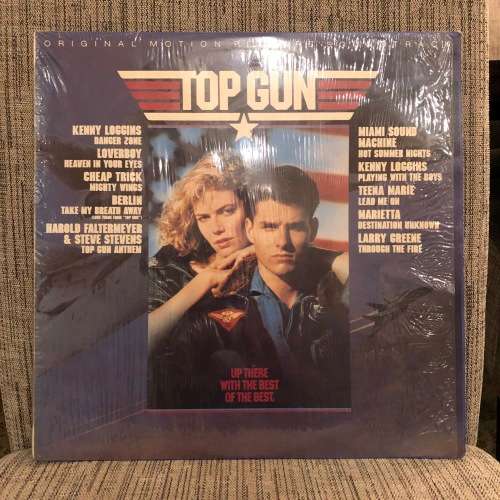 Pop - Top Gun Soundtrack Vinyl LP Compilation Kenny Loggins Cheap Trick ...