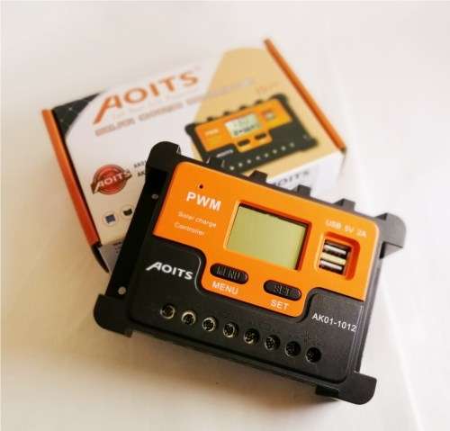 Security & Floodlights - 10A Solar Controller AOITS SOLAR Charge ...