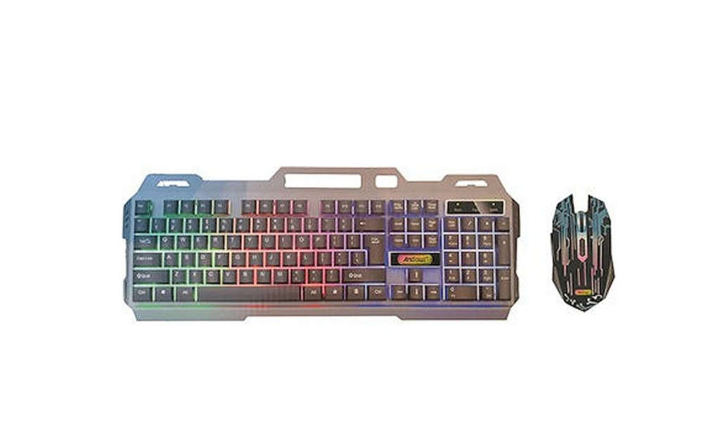Keyboard & Mouse Bundles - Andowl RGB Keyboard & Mouse Combo - Backlit ...