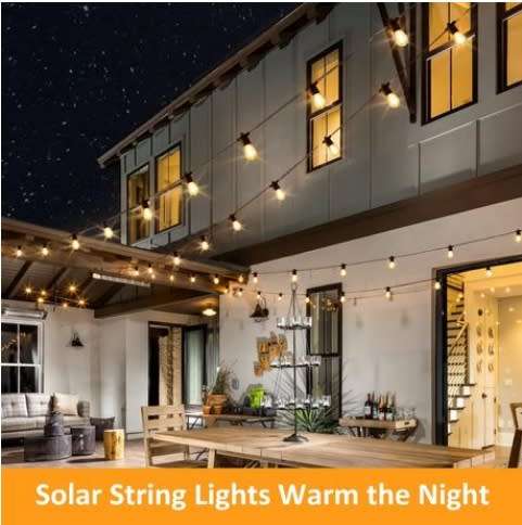 Blenders - 10 LED Waterproof Outdoor Patio String Bulb Lights With Plug ...