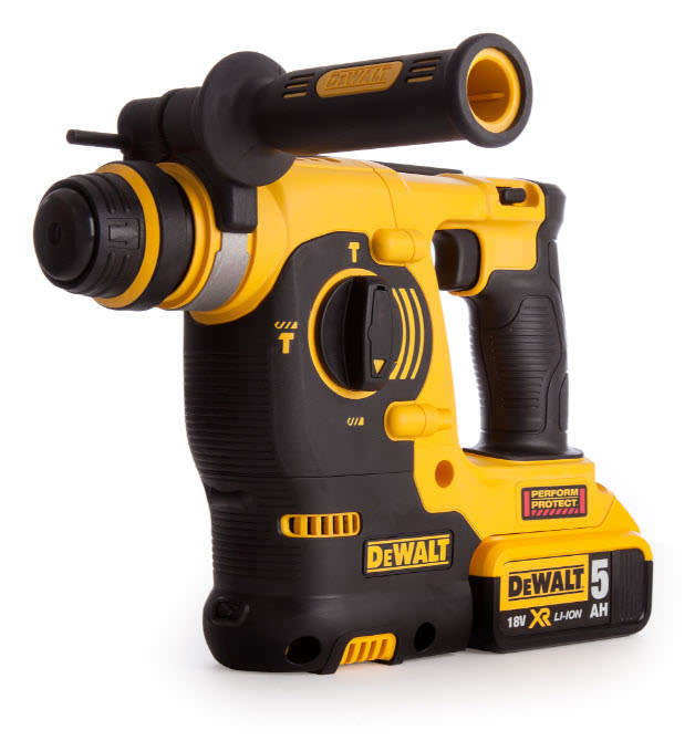 Drills - Dewalt DCH253 18V XR li-ion SDS+ Rotary Hammer Drill, 5.0Ah ...