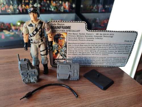 Comic Book - GI Joe 1986 Complete Mainframe With File Card Vintage ...