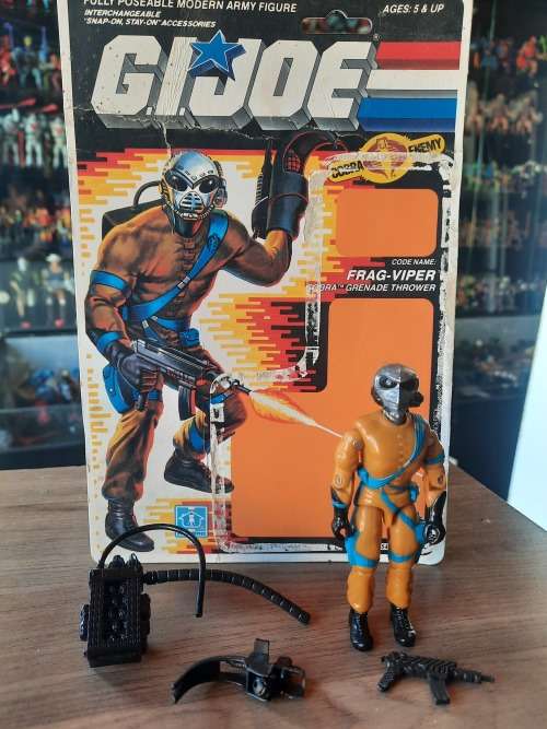 Comic Book - GI Joe 1989 Complete Frag Viper With Cardback Vintage ...