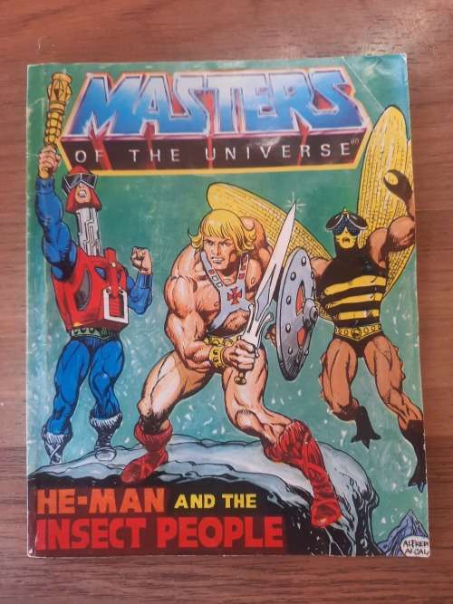 Comic Book - 1983 Mini Comic He-man And The Insect People of He-Man ...