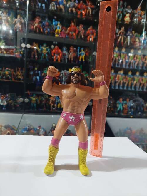 Comic Book - 1985 LJN WWF 8` MACHO MAN RANDY SAVAGE Vintage Figure was ...