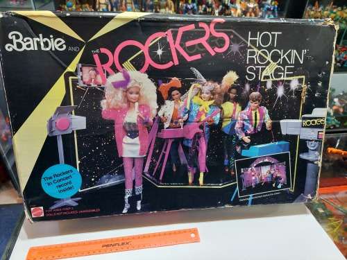 Comic Book - 1985 BARBIE and THE ROCKERS HOT ROCKIN STAGE With Box ...
