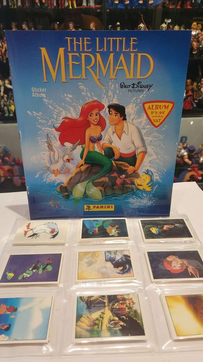 Comic Book - 1990 Complete The Little Mermaid Panini Sticker Album ...