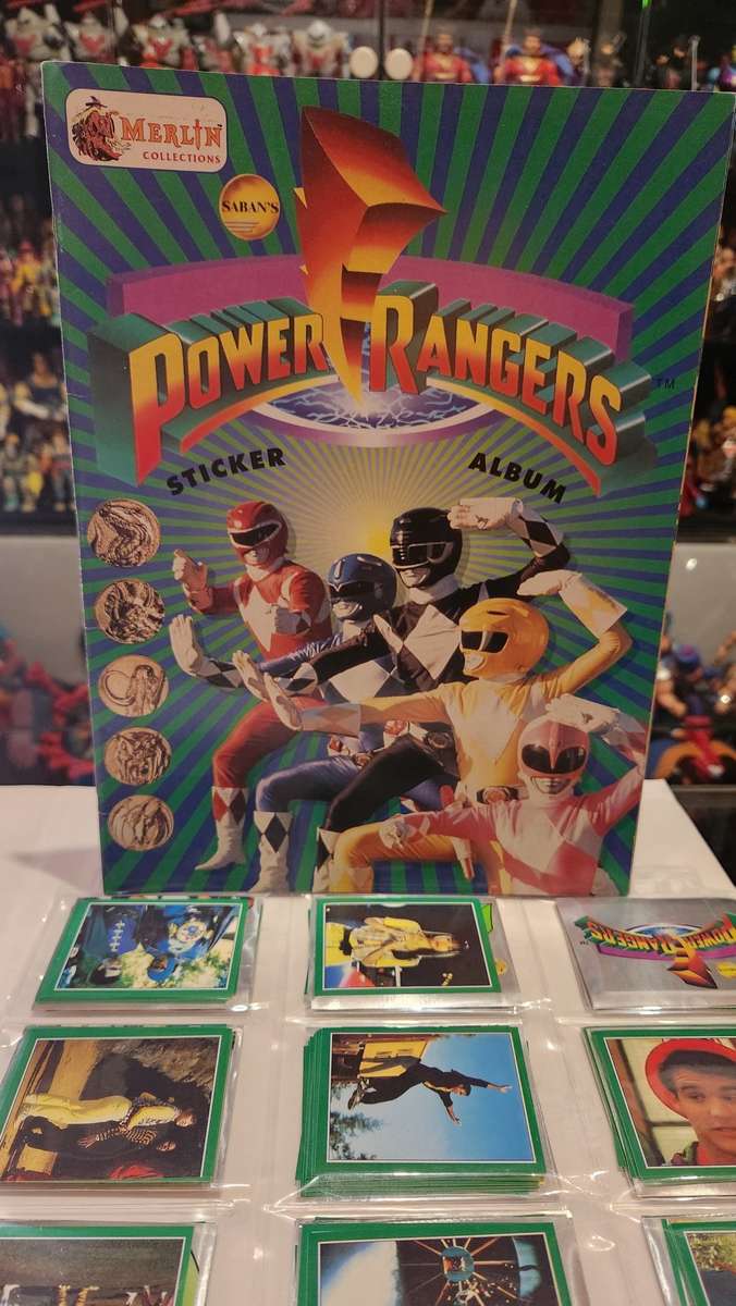Comic Book - 1994 Complete POWER RANGERS Sticker Album (UNUSED STICKERS ...