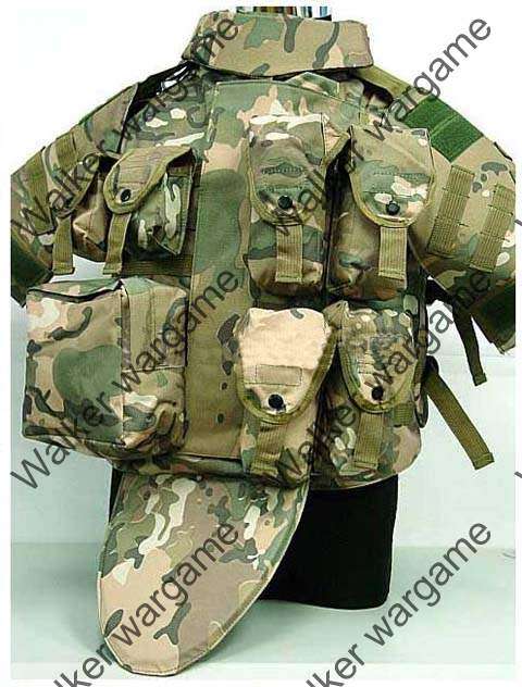 Protective Gear - OTV Body Armor Molle Tactical Vest - Multi Camo for ...