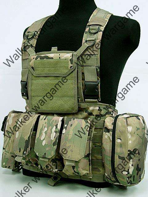 Protective Gear - LBV Load Bearing Molle Vest - Multi Camo was listed ...