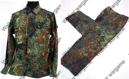Uniforms - BDU Battle Dress Uniform Full Set - German Army Woodland ...