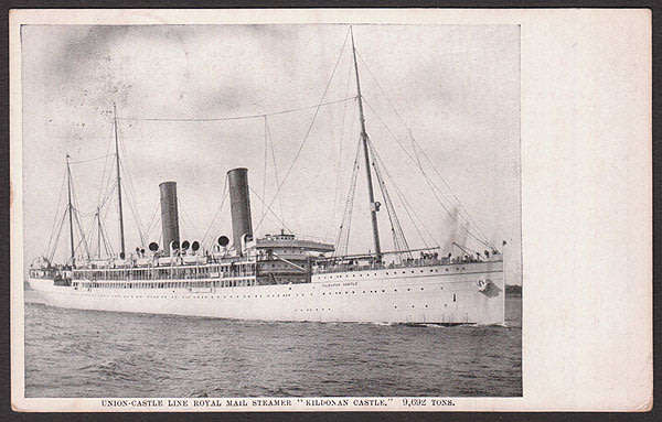 Cape of Good Hope - 1911 CAPE COLONY OCEAN POST OFFICE CANCEL ON UNION ...