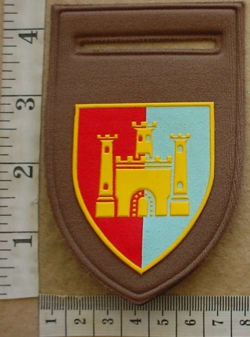 South African Army - Cape Garrison Artillery arm flash, tupperware, pin ...
