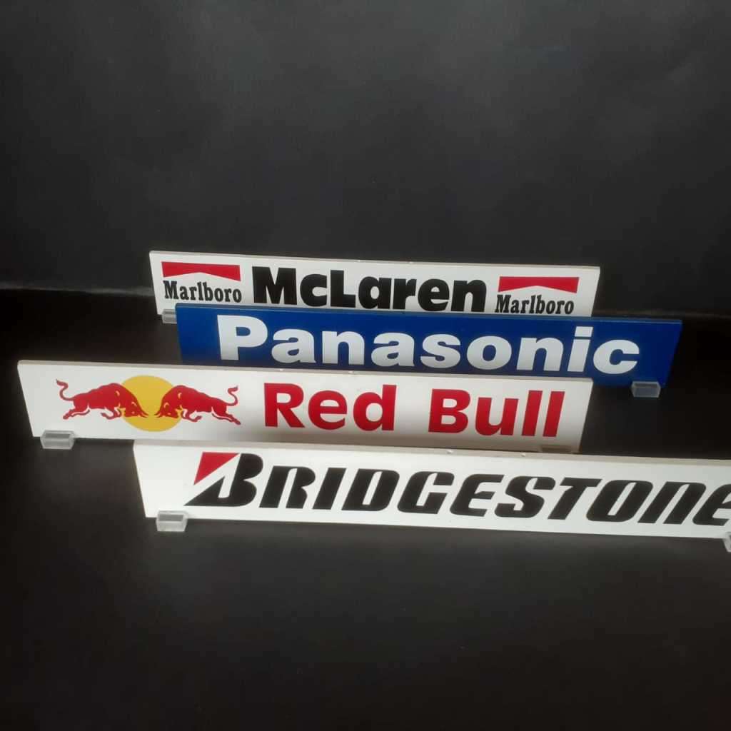 Trackside Props & Buildings - 4 x Track Side Advertisement Boards was ...