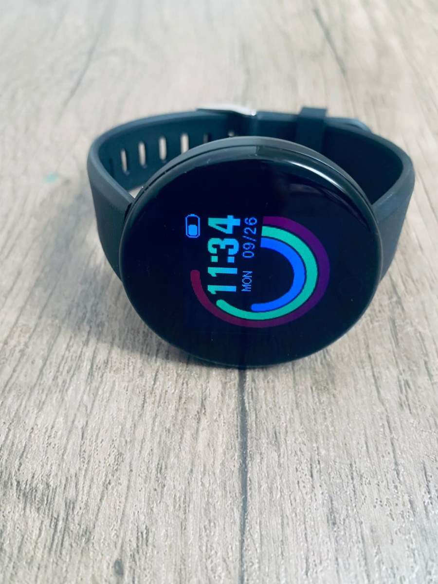 Smart Watches - Round Screen Ip 67 Waterproof D18 Smart Heart Rate ...