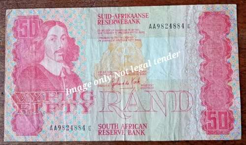 GPC de Kock - 1980s GPC de Kock R50 note as per images for sale in ...