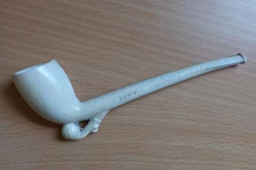Smoking Accessories - Antique clay pipe by Charles Crop of London ...