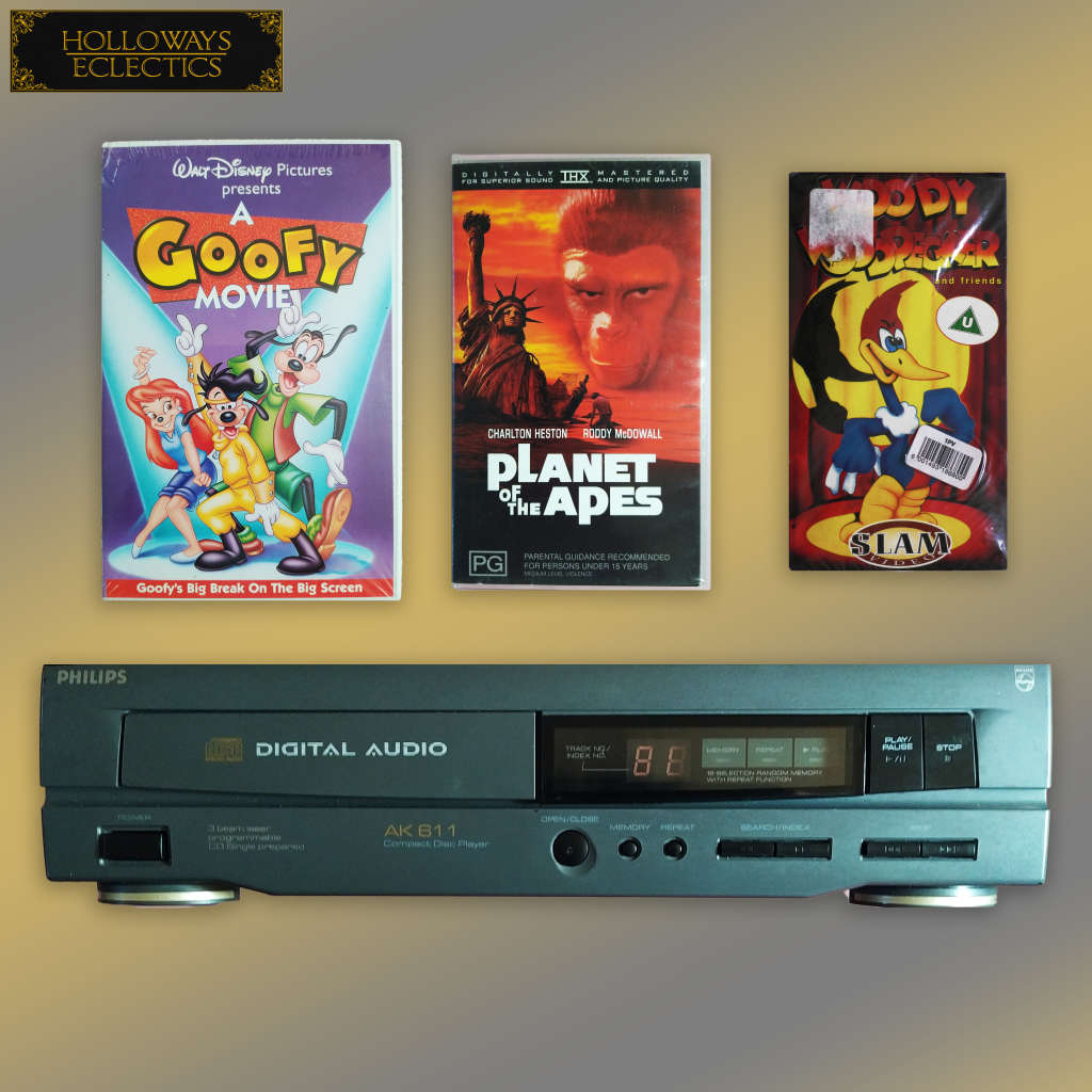 Other Home Entertainment - Philips VHS Player With Classic VHS Tapes ...