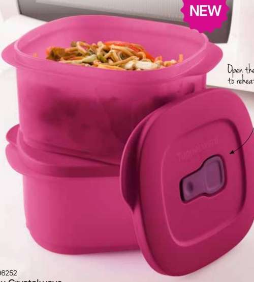 Bowls - Tupperware Crystalwave Square 800ml X 2, MICROWAVEABLE!! SUPER ...