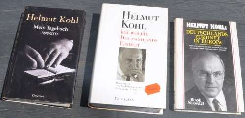 German Books - Collection of Biographies on HELMUT KOHL, famous ...