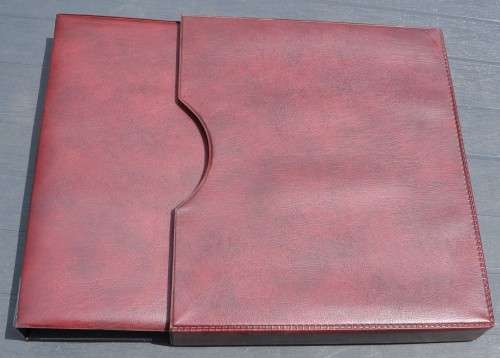Coin Albums & Pages - A4 UNIVERSAL BANKNOTE ALBUM Maroon, 12 pages (8x ...