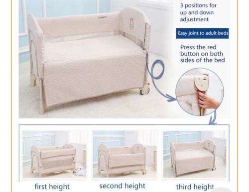 Camp Cots - Valdera multifunctional Co-sleeper cot was sold for R1,700. ...