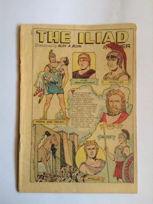 Graphic Novels - The Iliad by Homer (Alex A. Blum - Illustrator ...