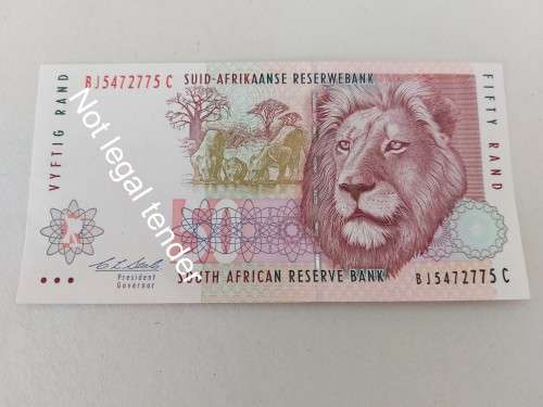 CL Stals - Super Sale! CL Stals 1992 Second Issue RSA R50 Note! was ...
