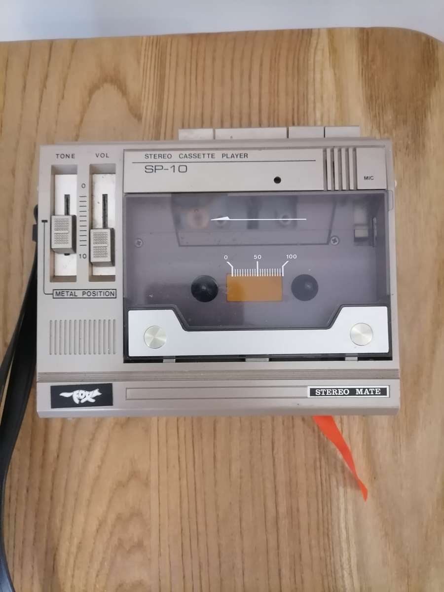Turntables - 1970`s - Fox Stereo mate sp-10 vintage Walkman cassette ...
