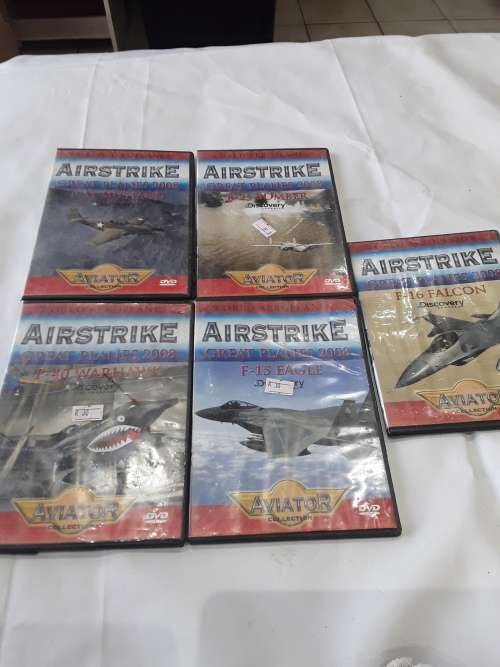 Other Antiques & Collectables - 5 X ORIGINAL AIRSTRIKE AVIATOR DVD ...