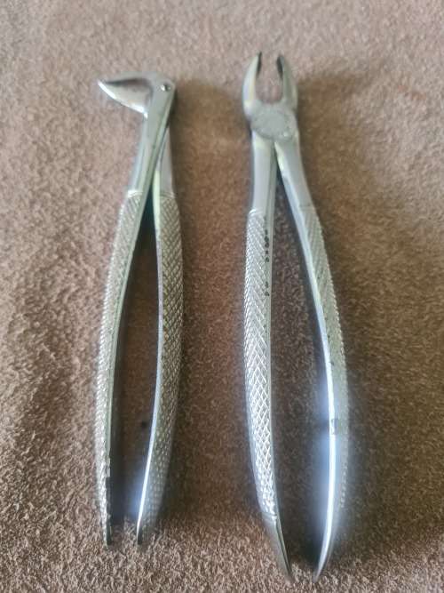 Other Antiques & Collectables - SET OF TWO VINTAGE DENTAL EXTRACTION ...