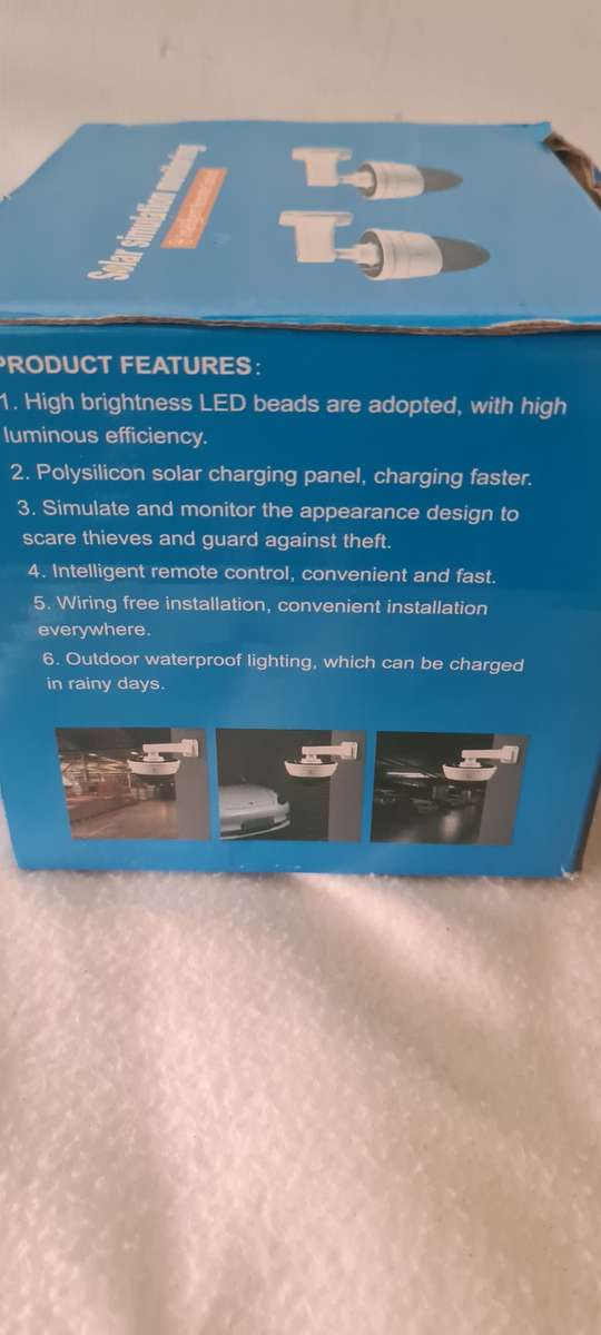 Security & Floodlights - SOLAR SIMULATION MONITORING REMOTE CONTROL LED ...