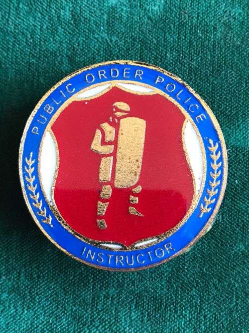 South African Army - PUBLIC ORDER POLICE INSTRUCTORS BREAST BADGE- 2 ...