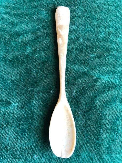 Other War Memorabilia - POW BOER WAR, BONE CARVED SPOON-MEASURES 125MM ...