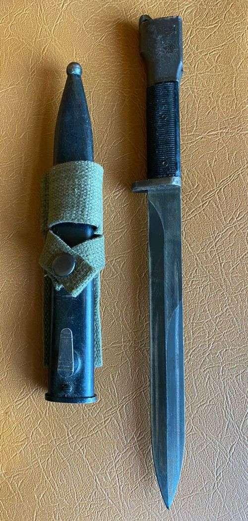 Bayonets - RHODESIAN BUSH WAR PERIOD 1970`S F.N. BAYONET CONVERTED TO ...