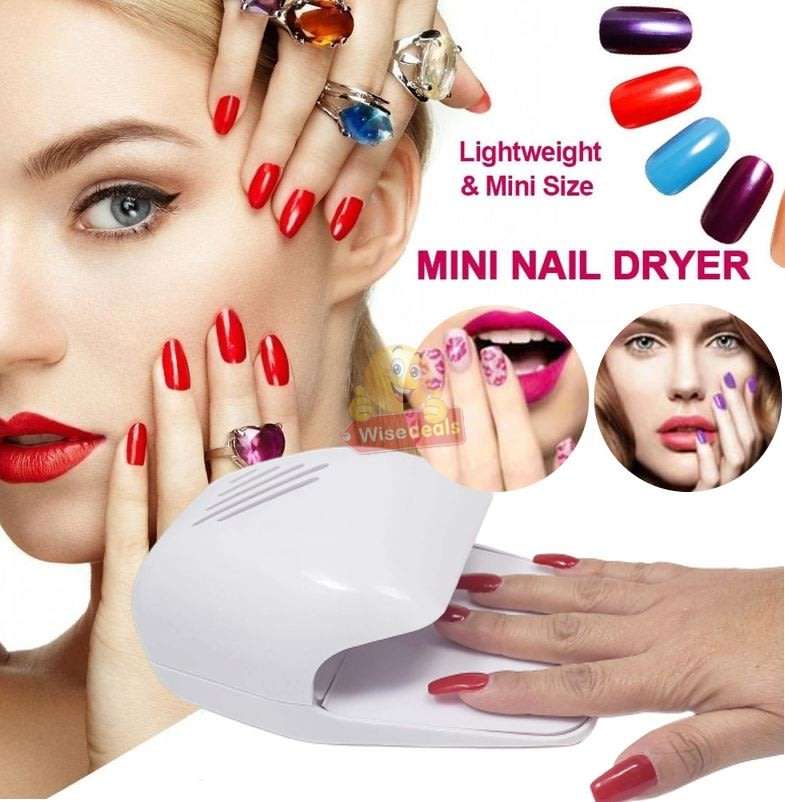 Nails - Lightweight and Portable Mini Nail Dryer, Suitable for ...