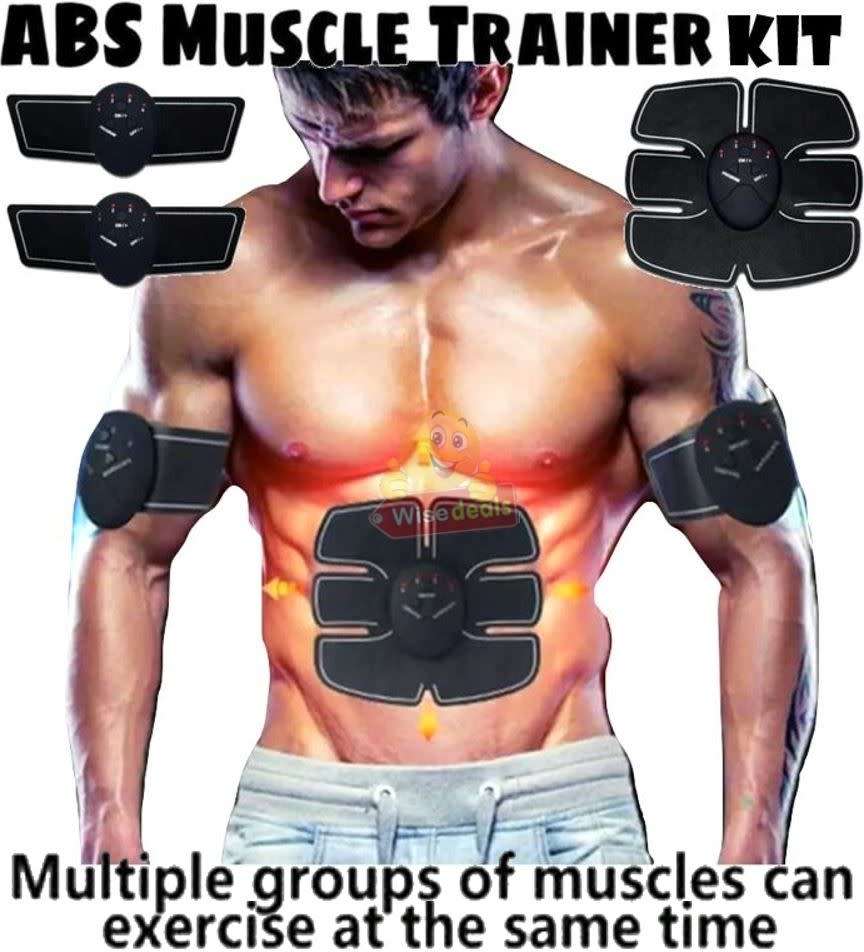 Electronic Muscle Stimulators - 6 Piece EMS Mobile-Gym 6-Pack Smart ...