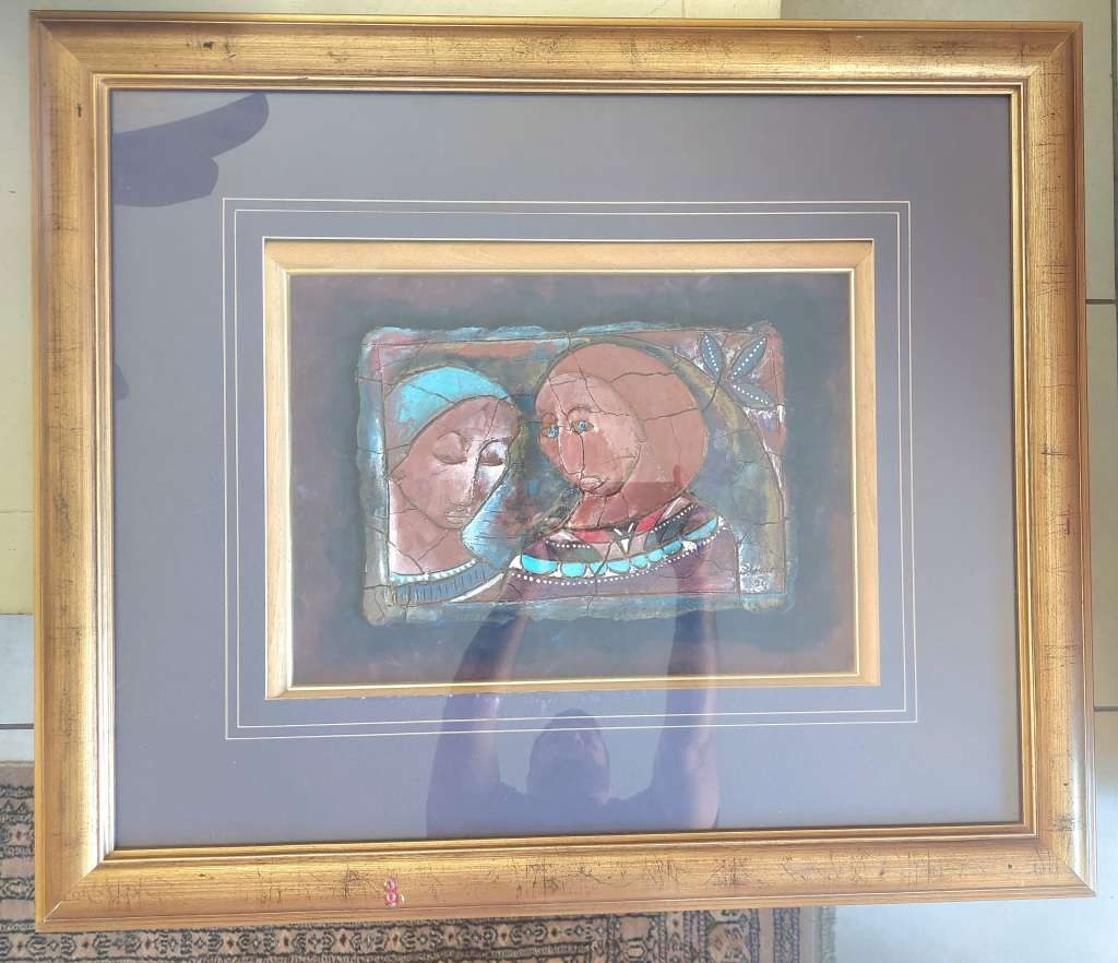 Paintings - Increadible!! Pieter Lessing oil on clay Value R2500 was ...